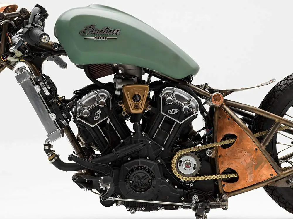 Información detallada de Bobber Indian Scout 'Chopper' Por Alfredo ...