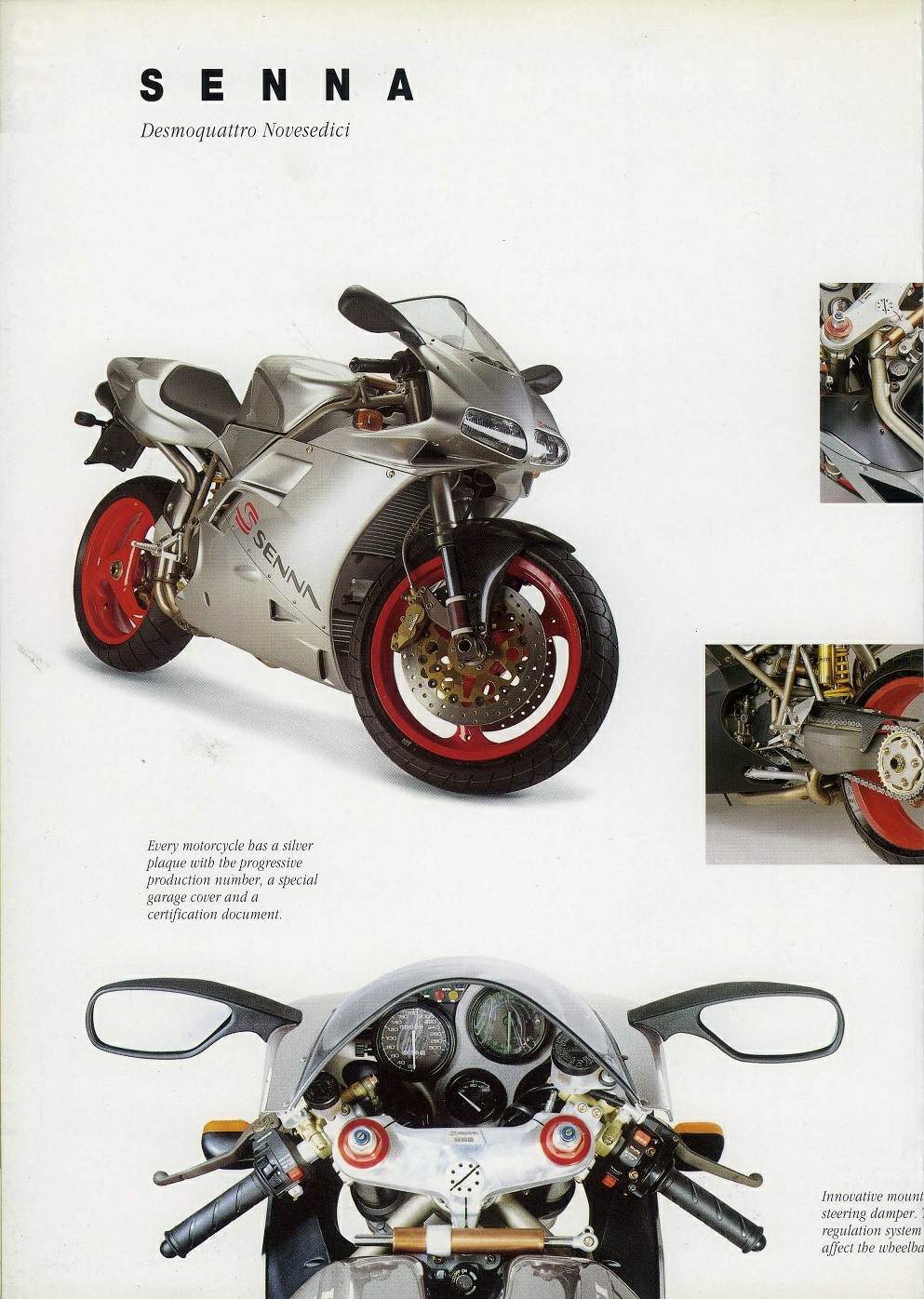 Información detallada de 1997 Ducati 916 Senna II | Fotos y ...