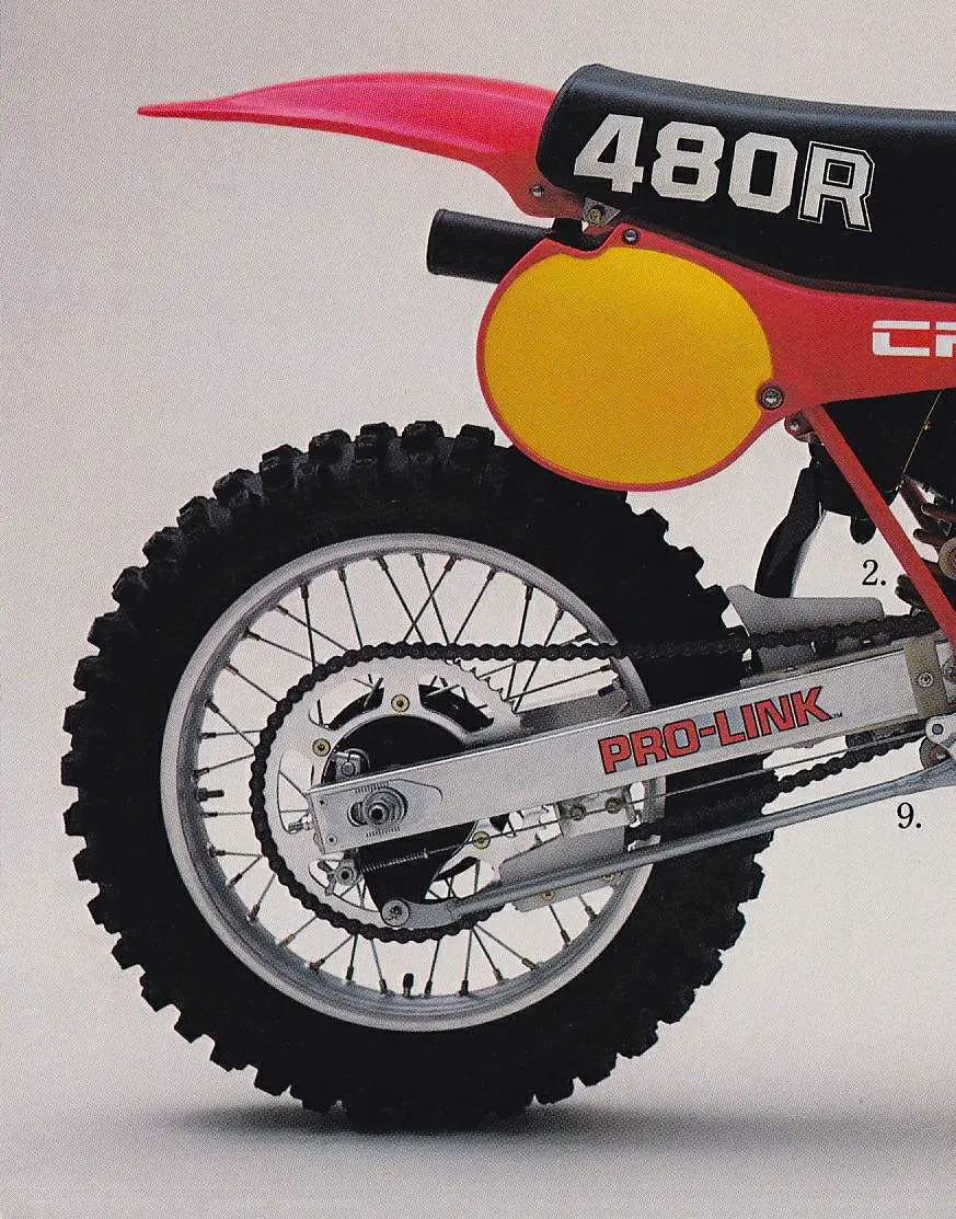 Información detallada de 1982 Honda CR 480R | Fotos y Especificaciones